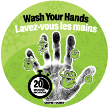 CCOHS: Handwashing Sticker